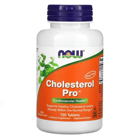 Cholesterol Pro 120 Tabs Now Foods Vitaxro