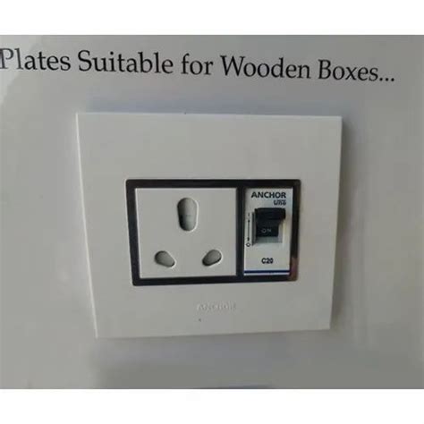White Anchor Modular Mcb Switch 220v At Rs 15 Piece In Sas Nagar Id
