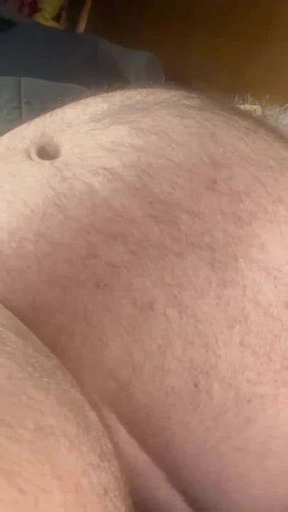 Thrilling Moment From Hairy Belly Bear Beat Off Gay Porn Feat