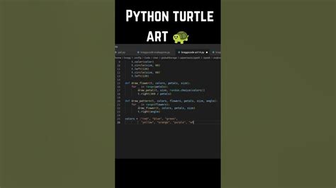 Python Turtle Drawing Art Python Youtube