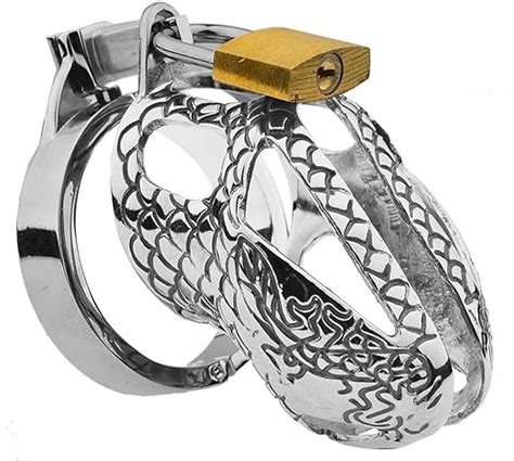Ztwsaq Bondage Keuschheitskäfig Männer Edelstahl Peniskäfig Keuschheitsgürtel Chastity Cage
