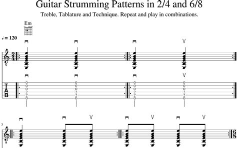 How To Read Strumming Patterns On Sheet Music Audiolover
