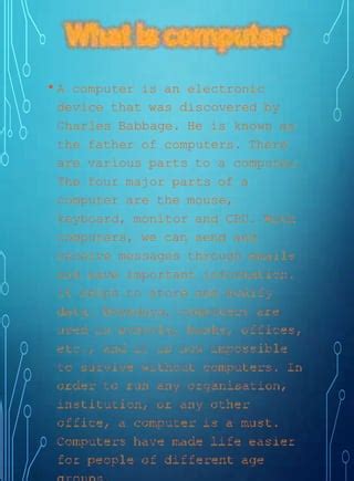 Types Of Computer And Uses Of Powerpoint PPTX