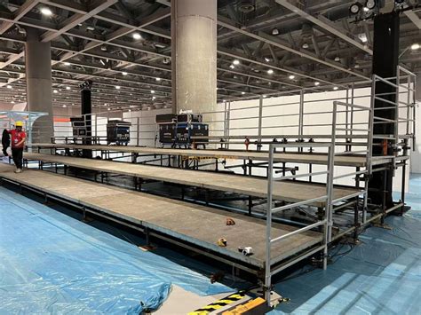 40 Vip Audiences Layher Tiered Seat Stand For Sports From China Manufacturer Dragon Stage