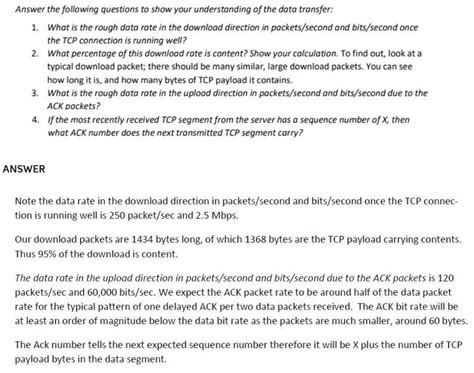 Solved Please Use The Trace Below In Wireshark And Explain