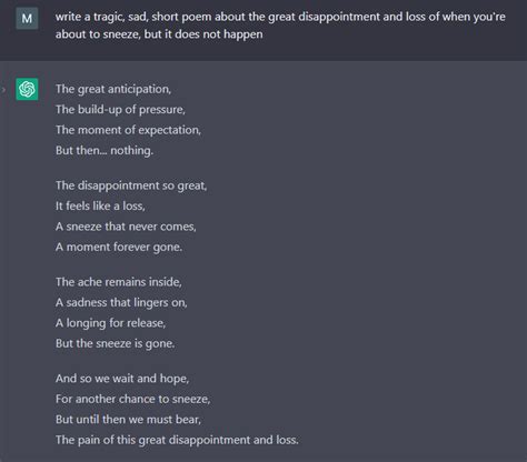Tragic Poem Rchatgpt