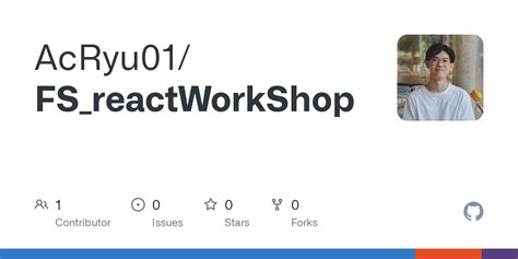 Github Acryu01fsreactworkshop