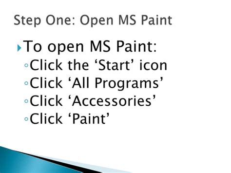 Ms Paint Tutorial PPTX