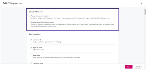 Access Levels Ataccama ONE