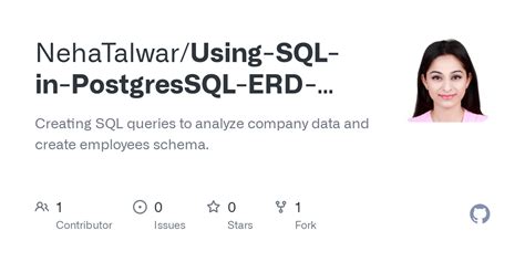 Github Nehatalwarusing Sql In Postgressql Erd Diagram Etc Creating Sql Queries To Analyze