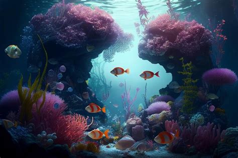 Finding Nemo Coral Reef Scene