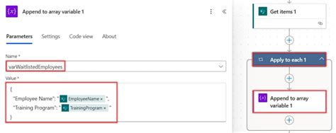 how to merge arrays in power automate