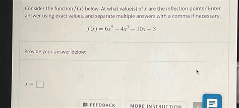 Solved Consider The Function F X ﻿below At What Value S