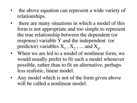 PPT Non Linear Models PowerPoint Presentation Free Download ID