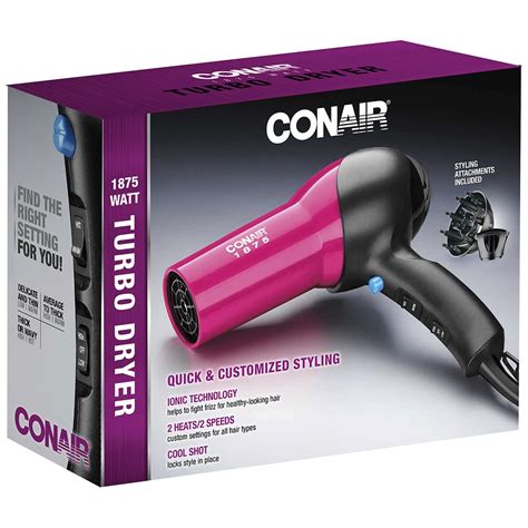 Conair Turbo Styler Ionic Hair Dryer Pink Walgreens