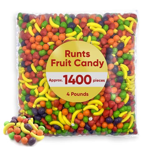 Wonka Candy Runts 4 Pounds Of Bulk Candy Approx 1400 Pieces Assorted Hard