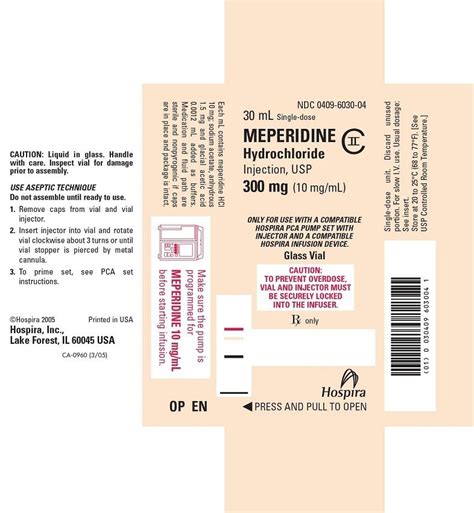 Meperidine Injection Fda Prescribing Information Side Effects And Uses