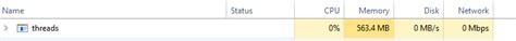 Multithreading C Thread Memory Usage Stack Overflow
