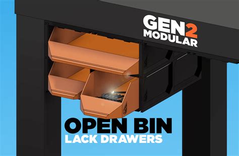 Gen2 Gridfinity Drawers For Lack Enclosures By Jerrari Download Free Stl Model