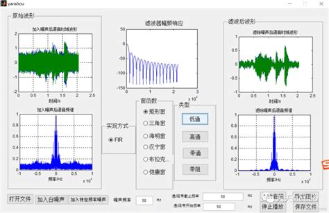 【语音去噪】基于fir滤波器实现音频去噪含matlab源码 51cto博客 语音信号滤波去噪