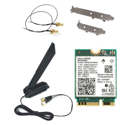 全新現貨 Intel Be200 Wifi7 無線網路卡 M2 Wifi 6g 5g 藍芽54 筆記型電腦 第7代 蝦皮購物