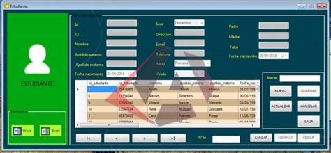 Sistema Escolar Desarrollado En Visual Basicnet Y Sql Server