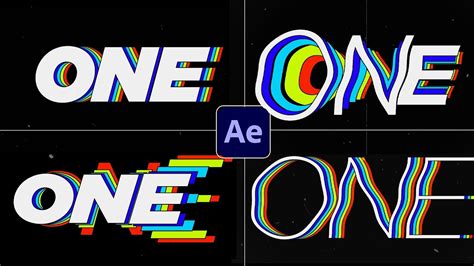 Typography Text Animation After Effects Tutorial Without Plugins YouTube
