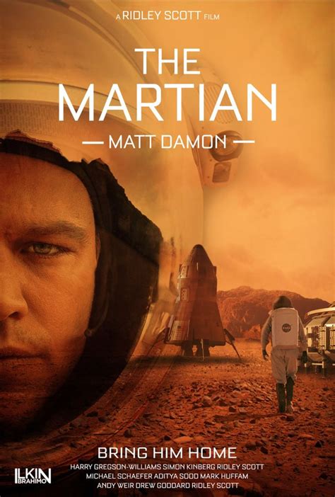 The Martian Movie Poster With Matt Damon Fantascienza Film