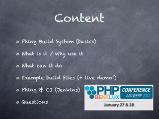 An Introduction To Phing The PHP Build System PPT