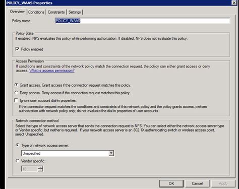 Configure RADIUS For Windows NPS Server WAAS AAA Cisco