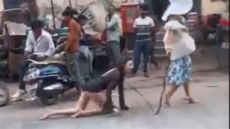 Viral Video Woman Treated Like Dog By Fellow Woman Sparks Outrage On