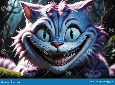 Smile Of A Cheshire Cat For The Tale Alice In Wonderland Vector