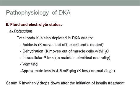Diabetes Mellitus And Diabetic Ketoacidosis Dka Dm Diagnosis