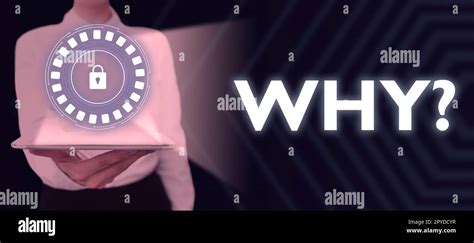 Text Caption Presenting Why Business Concept Asking For What Reason And Purpose Expressing