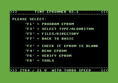 CSDb Tiny Eprommer Software For Easyflash MR101228 By Stonehead 2010 CSDb Tiny Eprommer Software For Easyflash MR101228 By Stonehead 2010