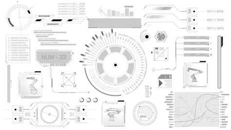 Animated HUD Elements Collection For High Tech Interface 54233229 Stock Video At Vecteezy