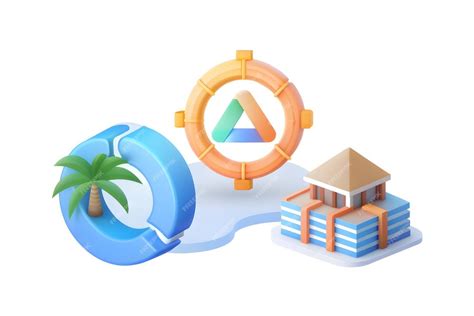 ai algorithm and holiday resort icons for optimizing bookings great for