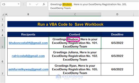 How To Save A Workbook Without A Prompt With Excel Vba Easy Steps