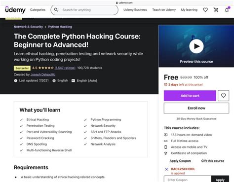 Ibrahim Abdeltawab On Linkedin Udemy Python Ethicalhacking