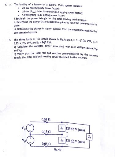 Solved Al Calculate The Complex Power Associated With Each Chegg