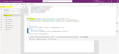 CoE Starter Kit BUG APP CATALOG PAGE CLEAR COLLECT DOESN T WORK Issue 6837 Microsoft