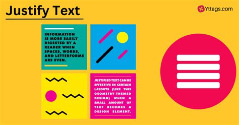 Text Justify Text Align Yttags