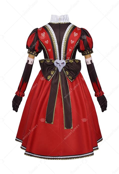 Alice Cosplay Costume Halloween Royal Dress With Apron Nail Piece