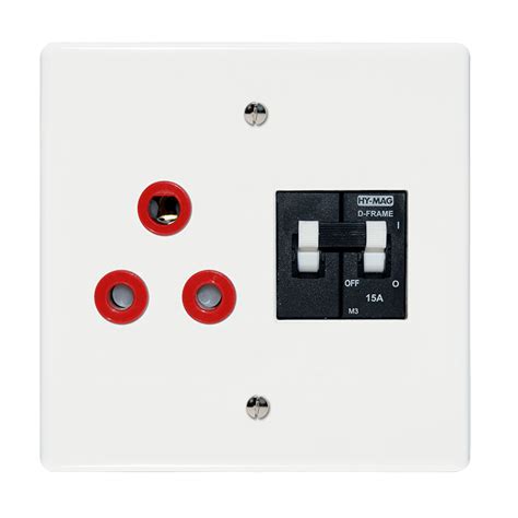 Classic Single Dedicated Socket With Double Pole 15a Circuit Breaker