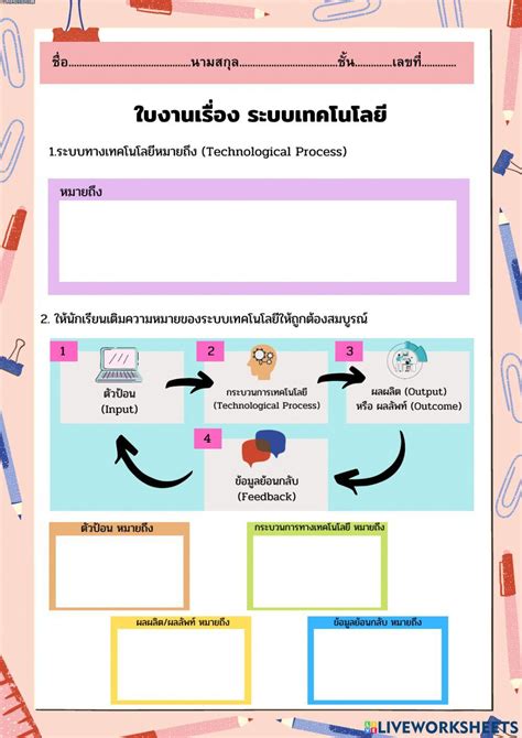 ระบบทางเทคโนโลยี 7048574 Sirilak Khrueachalee