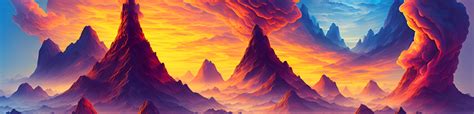 4480x1080 Resolution Imaginary Fantasy World Hd Ai Art 4480x1080