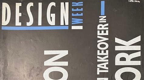 Design Week Magazine Closing With Immediate Effect After 38 Years