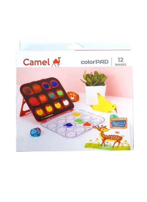 Camel Water Color Cake Pad 12 Shades Packaging Type Plastic Box At ₹ 145 Piece In New Delhi