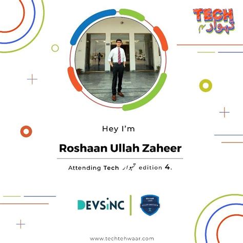Techtahwar2023 Techenthusiast Learningandgrowing Roshaan Ullah Zaheer