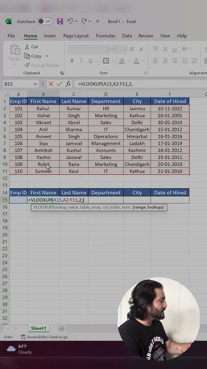 How To Use Vlookup Formula In Excel Trickyvikk Trending Excel Excelhacks Exceltips